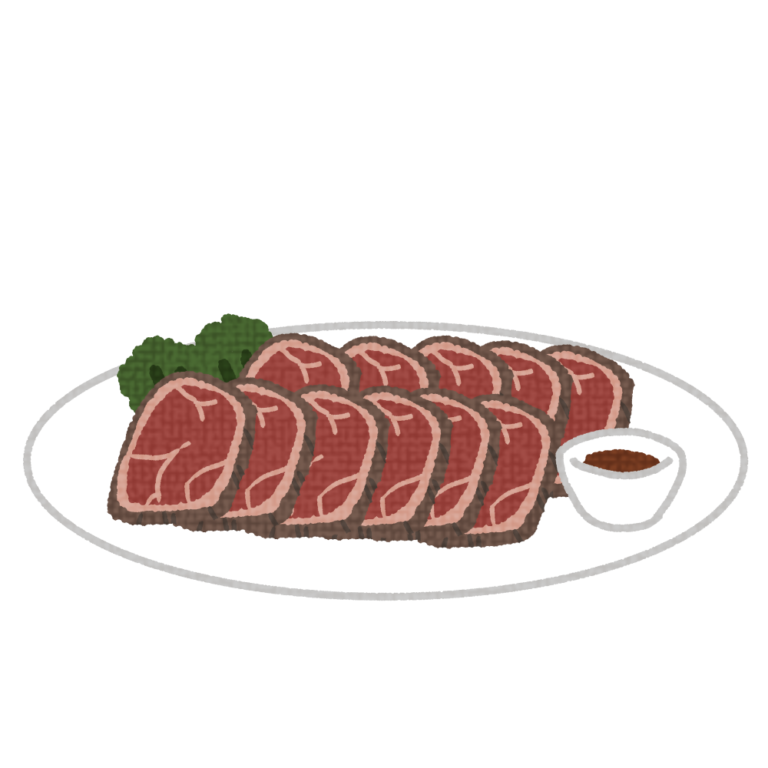 Illustration of roast beef | illust world