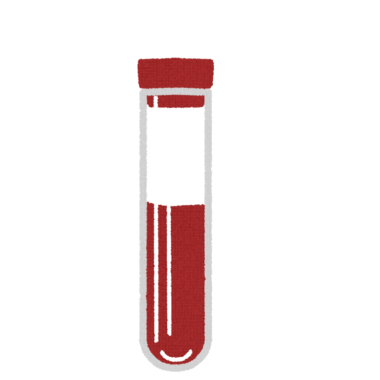 Blood collection tube (red) | illust world